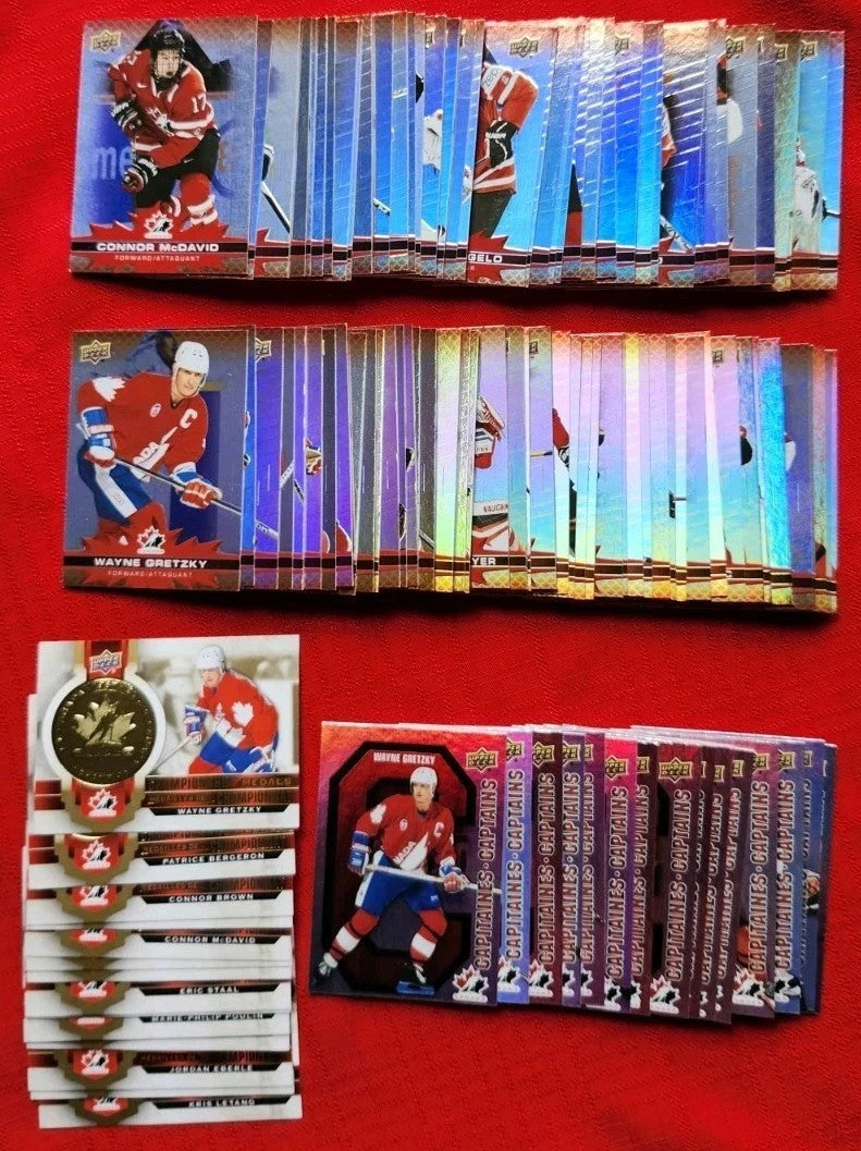 2021-22 TIM HORTONS TEAM CANADA 🔥 COMPLETE BASE SET (100) + 2 INSERT S ...